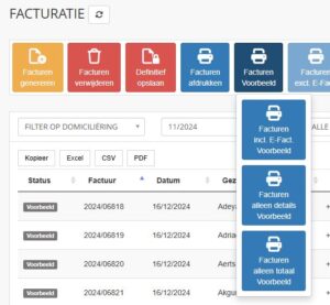 Factuur voorbeeld – Tjek Manual